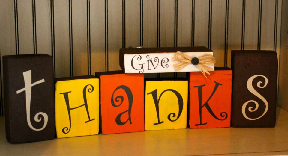 give thanks blocks - Whimsy Willow Creations